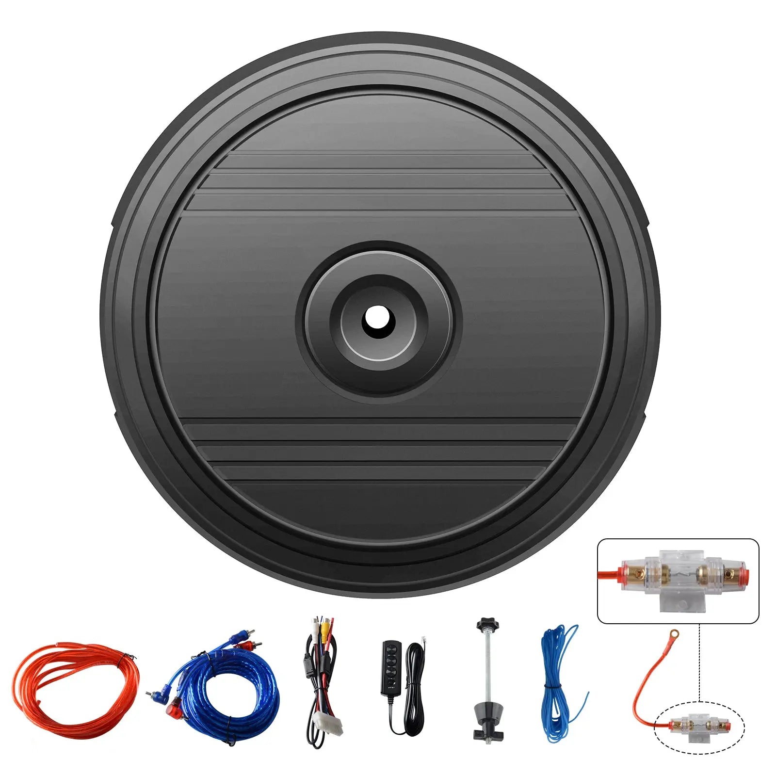AWESAFE 800W 12-Inch Spare Tire Subwoofer - Hidden Install, Dual High ...